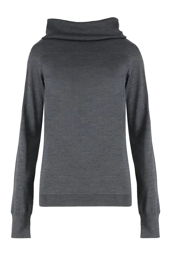 Stella McCartney Ribbed Virgin Wool Turtleneck Sweater