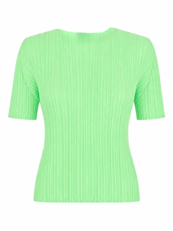 Issey Miyake Pleated Polyester Top