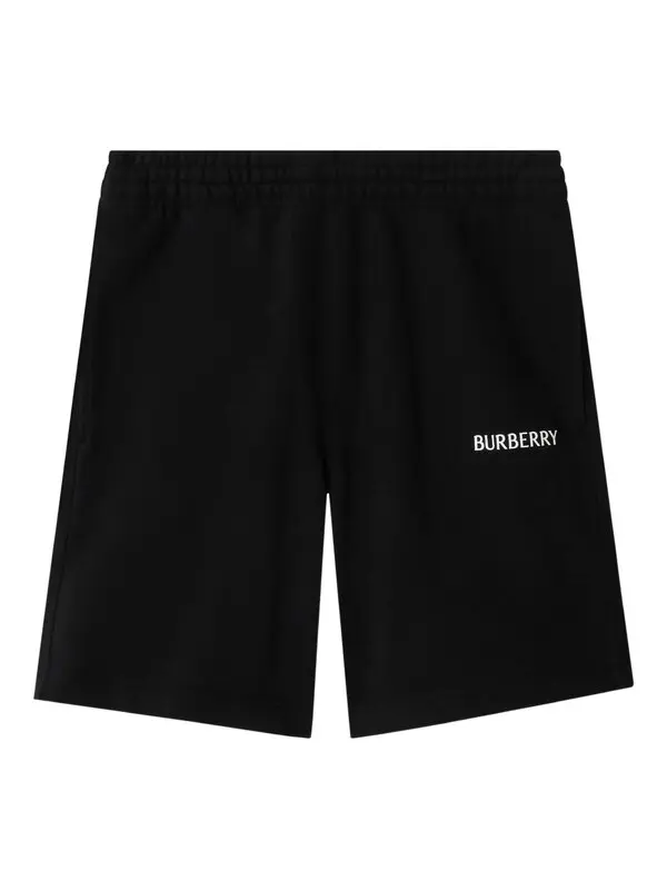 Burberry Cotton Shorts With Drawcord Waist And Logo Detail
