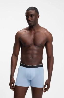 BOSS Three-pack Of Bamboo-blend Boxer Briefs