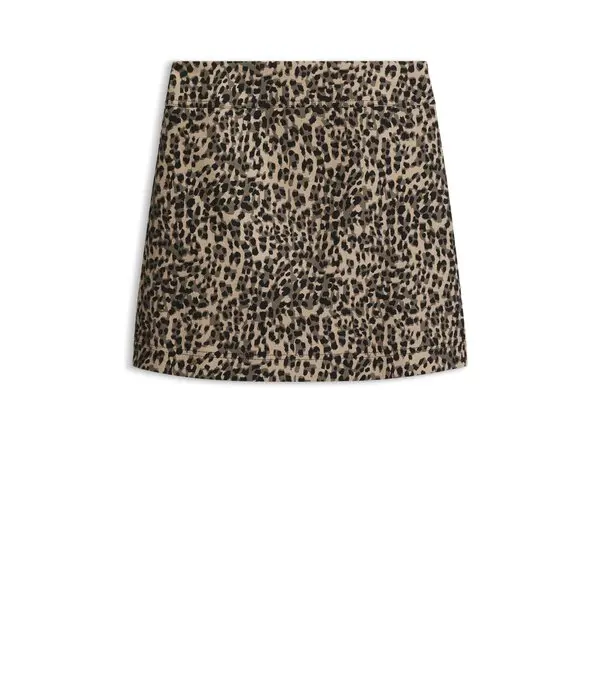 BOSS Leopard Jacquard Mini Skirt