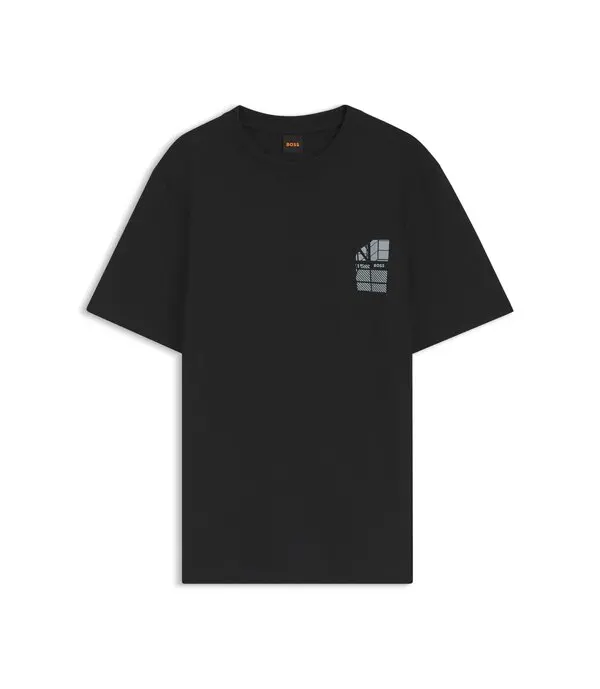 BOSS Cotton-jersey T-shirt With Graphic Print