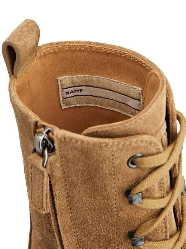 TOD'S Gommino Leather Lace-up Boots