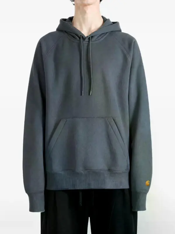 Carhartt Work In Progress Logo Embroidered Hoodie