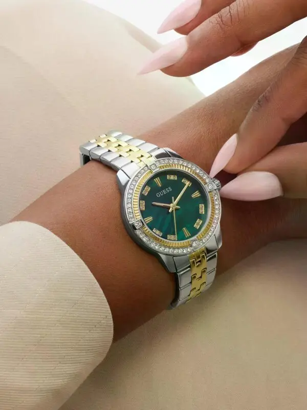 Guess Round-case 32mm Watch - Green