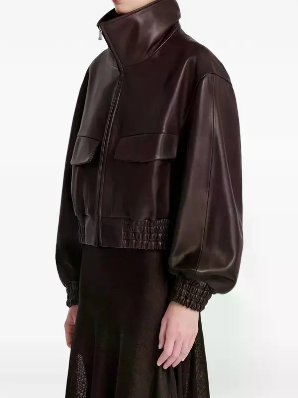 Nour Hammour Ellery Leather Jacket