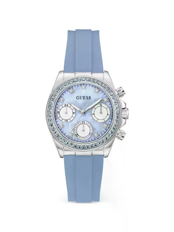 Guess Embelished 36mm Watch - Blue