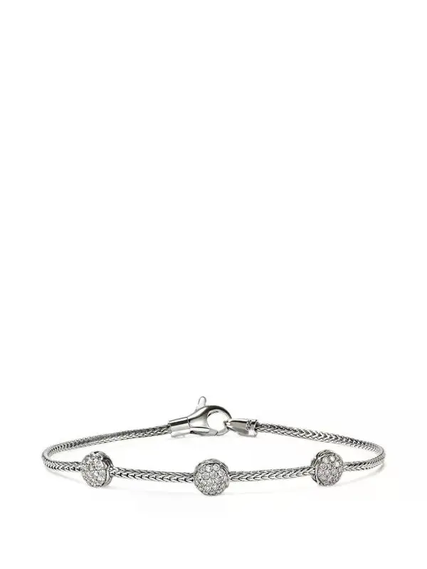 John Hardy Essential Diamond Station Bracelet