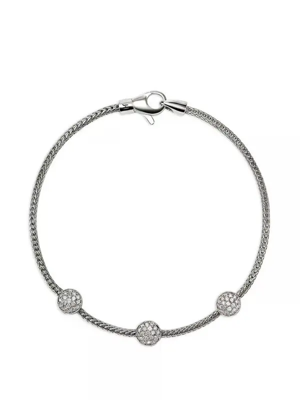 John Hardy Essential Diamond Station Bracelet
