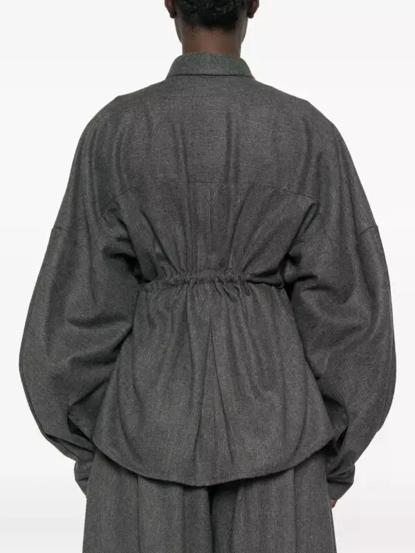 THELATEST E-dalida Drawstring Waist Shirt - Grey