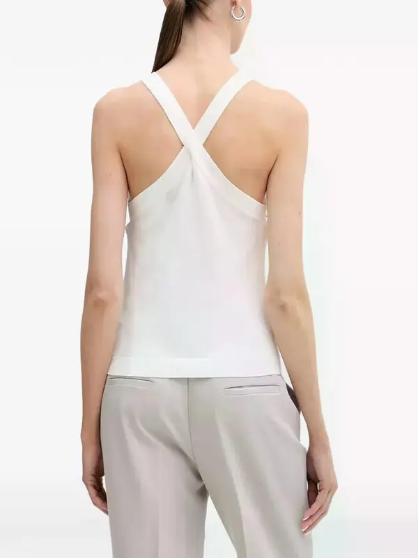 FRACOMINA Studded Racerback Top