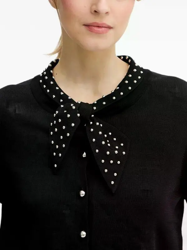 FRACOMINA Bow-embellished Cardigan