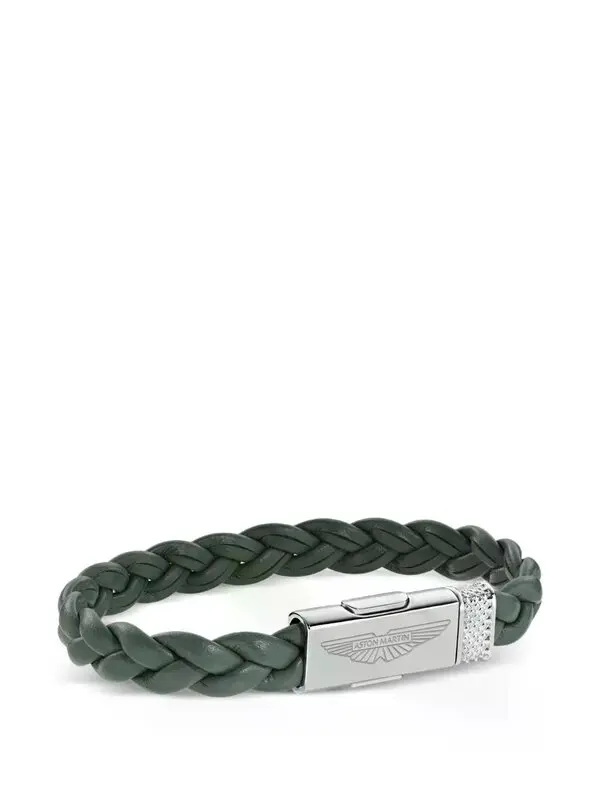ASTON MARTIN WATCHES Braided Leather Bracelet With -tone Hardware