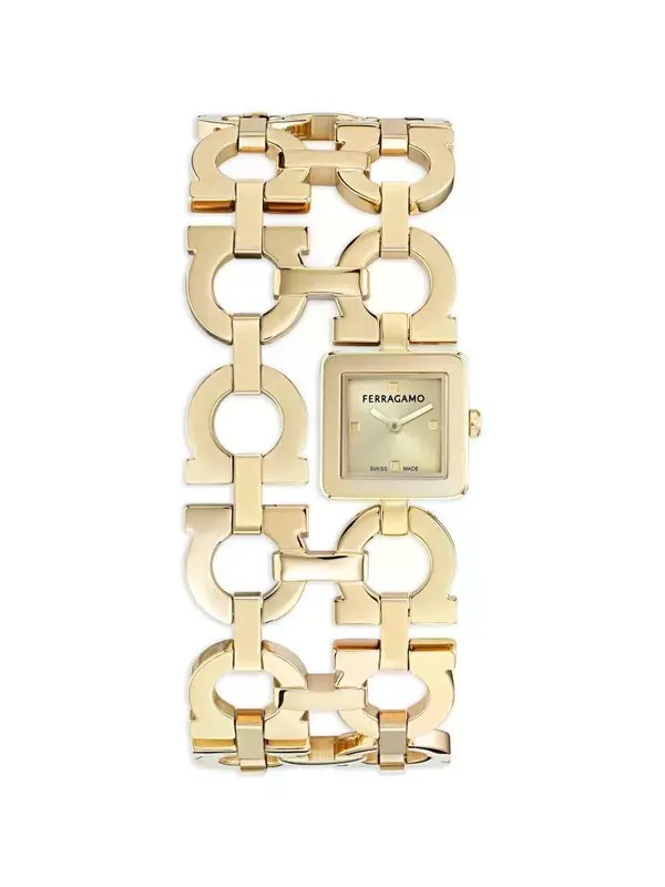 FERRAGAMO Double Gancini 19mm Watch