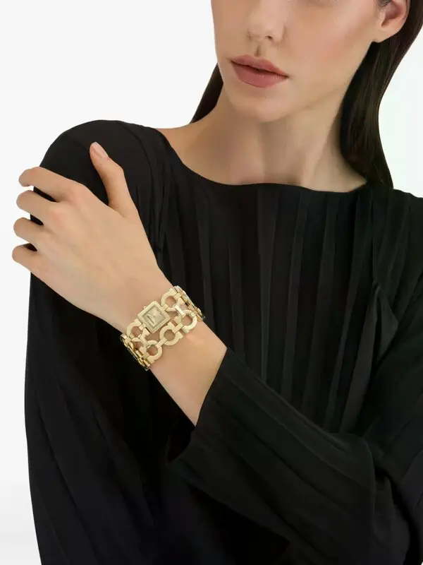 FERRAGAMO Double Gancini 19mm Watch