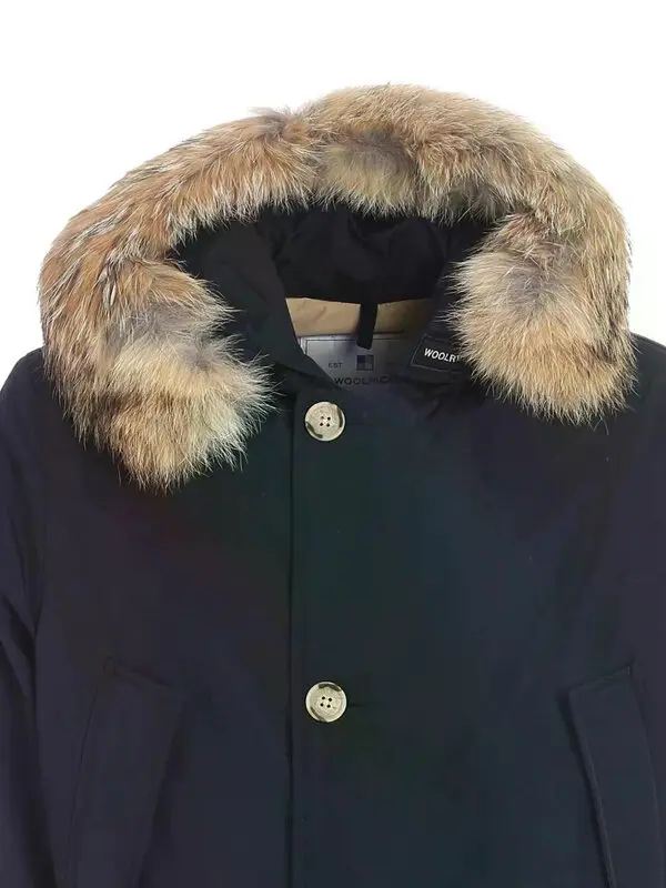 Woolrich Arctic Parka With Fur Trim - Blue