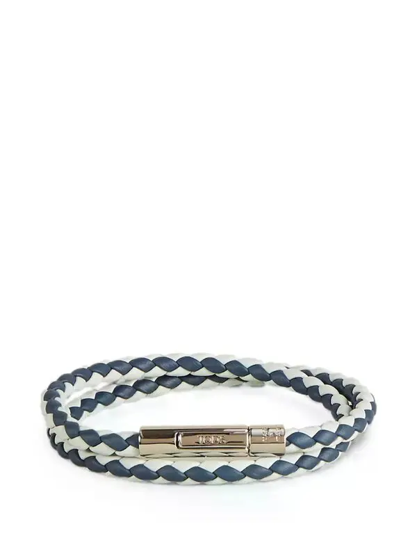 TOD'S Mycolors Double Wrap Leather Bracelet