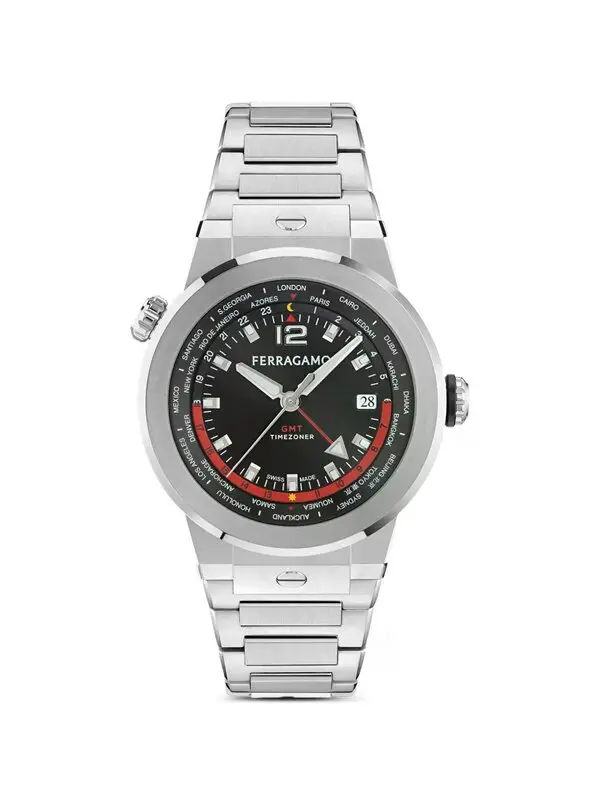 FERRAGAMO F-80 Gmt Worldtime 43mm Watch