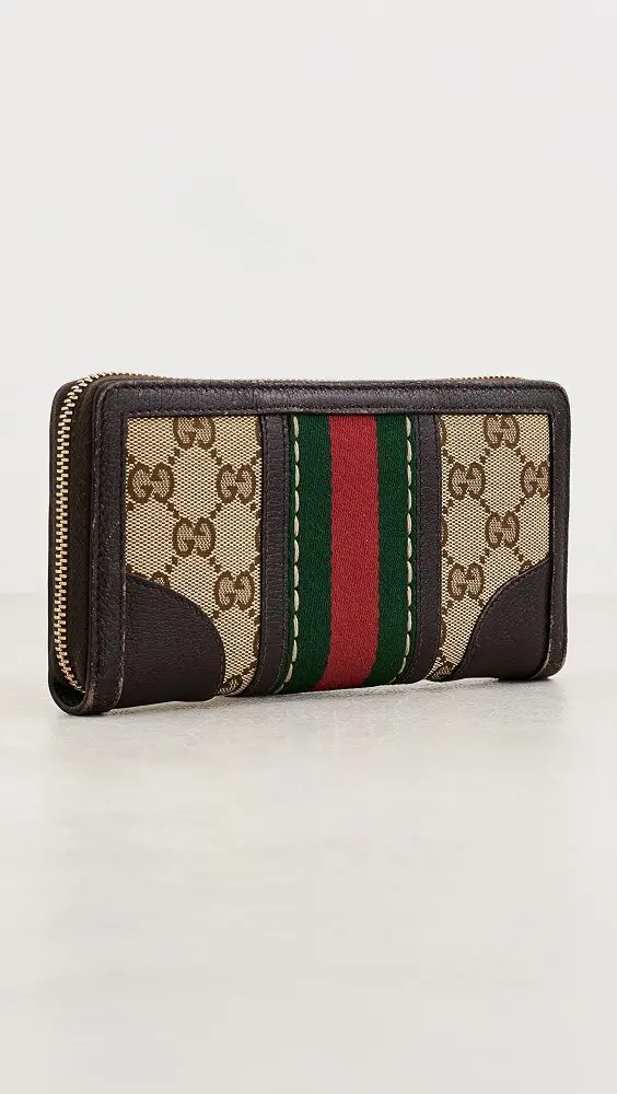 Shopbop Gucci Gg Canvas Zip Round Wallet