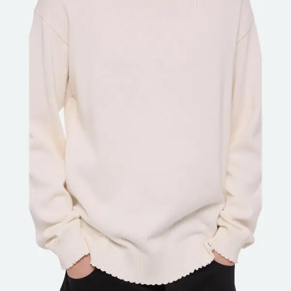 Helmut Lang Distressed Crew