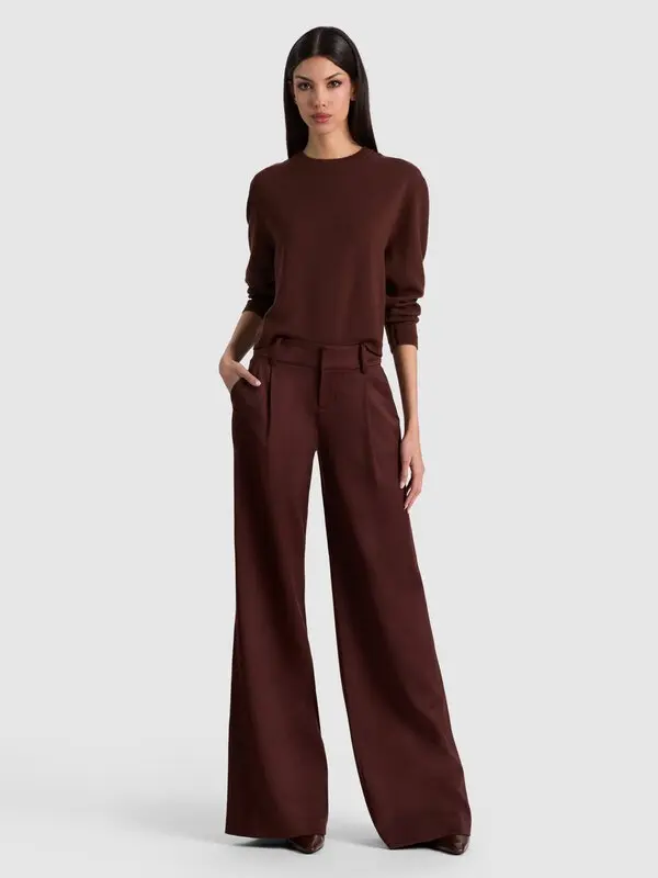 Alice + Olivia Eric Wool Pant