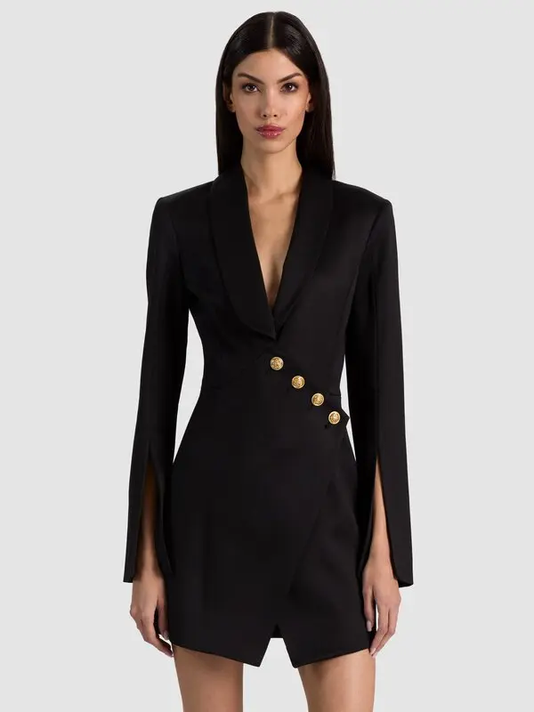 Alice + Olivia The Sculpt Blazer Mini Dress