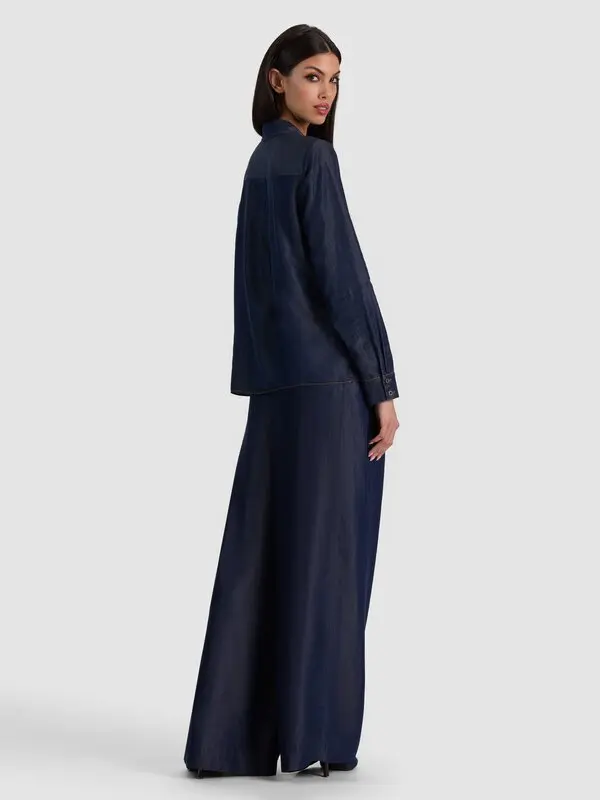 Alice + Olivia Elias Double Pleat Jean