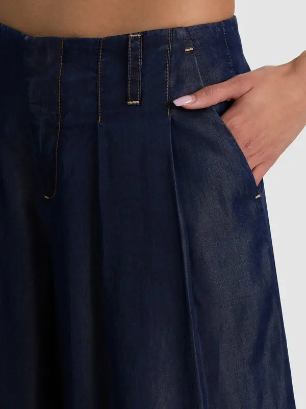 Alice + Olivia Elias Double Pleat Jean
