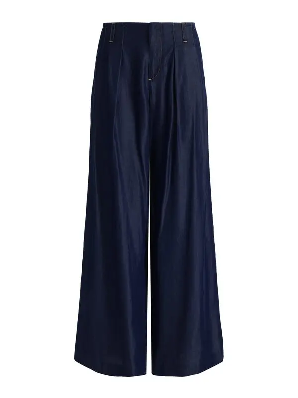Alice + Olivia Elias Double Pleat Jean