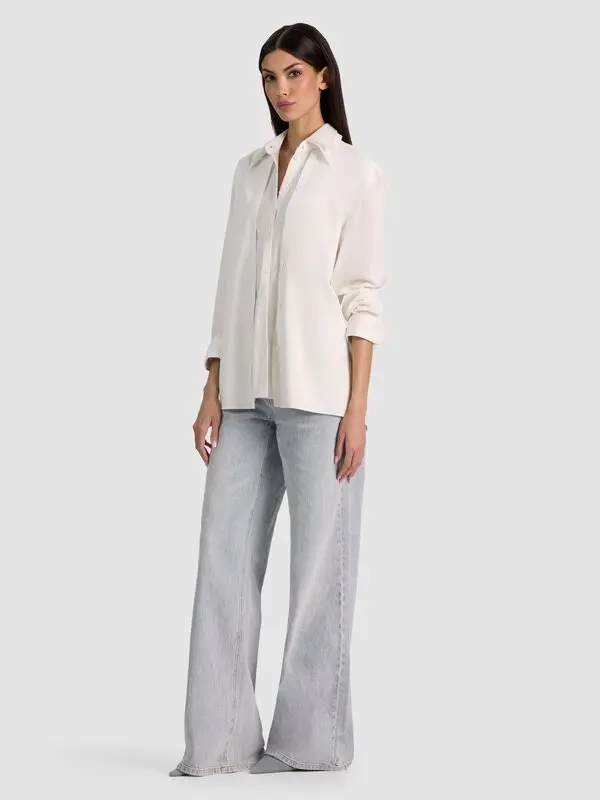 Alice + Olivia Aimee Double Layer Button Down