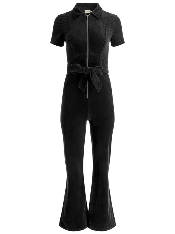 Alice + Olivia Gorgeous Wide Leg Jumpsuit - Black