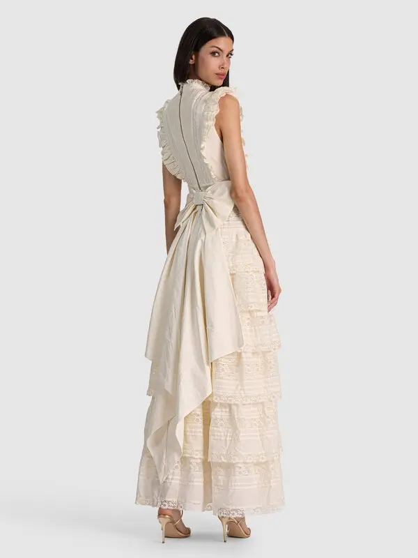 Alice + Olivia Tahara Tiered Maxi Dress
