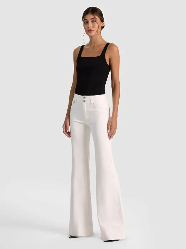 Alice + Olivia Perfect Wide Leg Jean