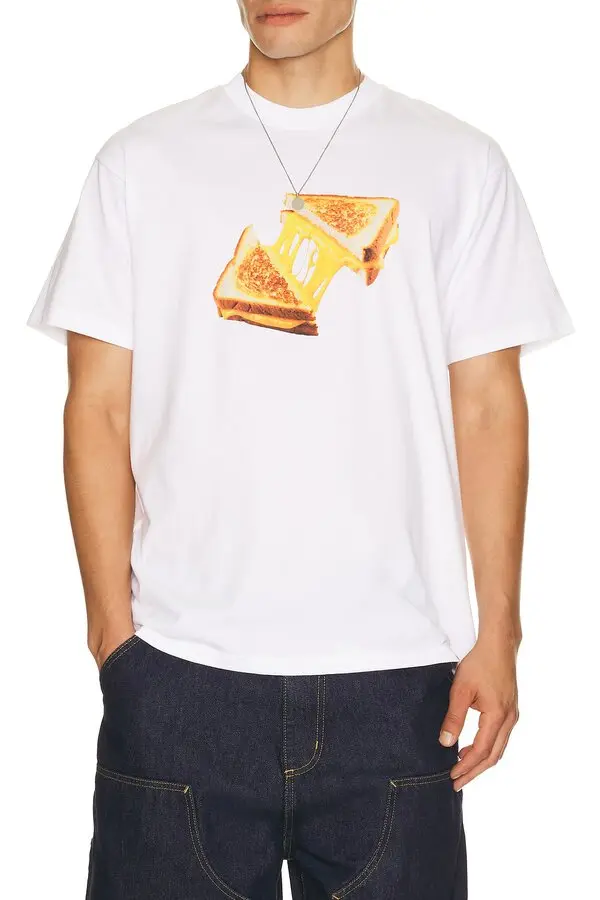 Carhartt Work In Progress Short Sleeve Cheese Toast Tee Shirt