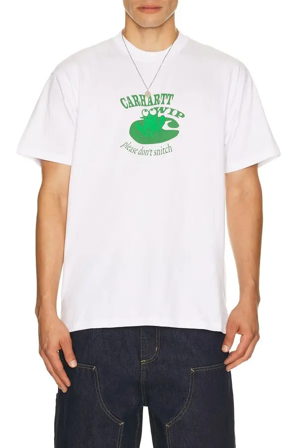 Carhartt Work In Progress Short Sleeve Dont Snitch Tee Shirt