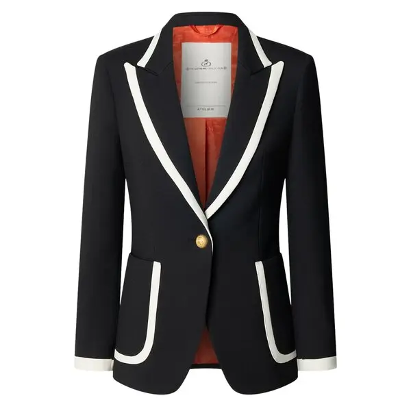THE EXTREME COLLECTION Laurent Blazer With Contrast Piping