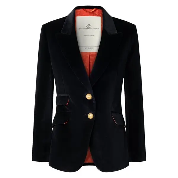 THE EXTREME COLLECTION Velvet Blazer Oliva