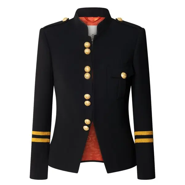 THE EXTREME COLLECTION Claudia London Blazer With Gold Braid Detailing
