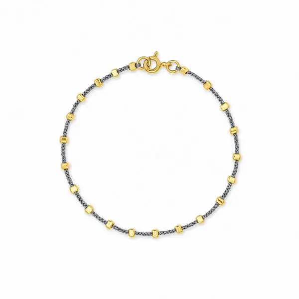 POUPETTENYC Pepitas" Friendship Bracelet In Plated Sterling Silver