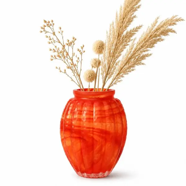 MARLETH Sandblasted Pumpkin Vase