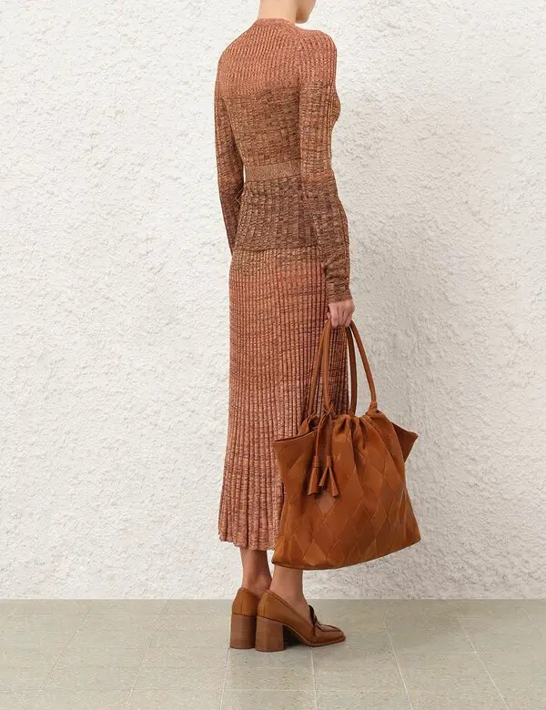 Zimmermann Mouline Rib Wrap Top