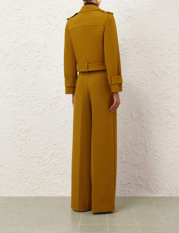 Zimmermann Valiant Cropped Utility Jacket