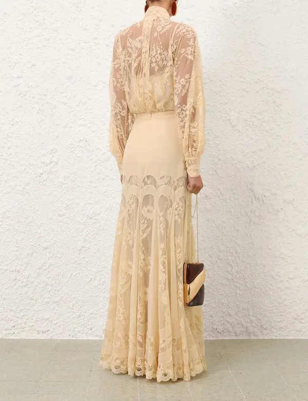 Zimmermann Valiant Panelled Maxi Skirt