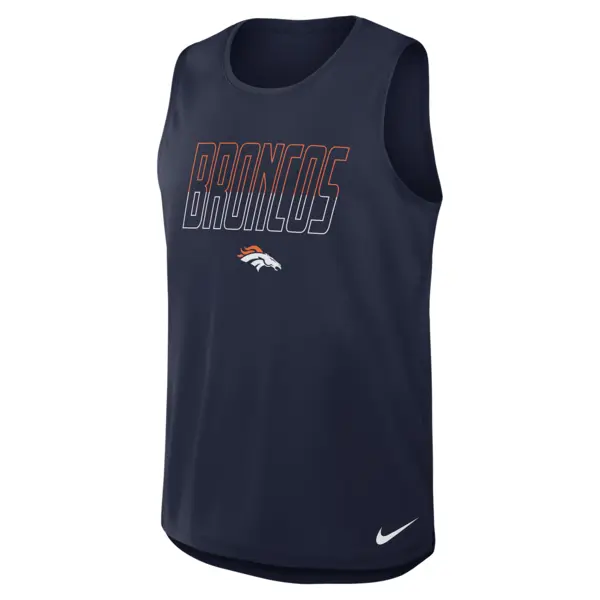 Nike Denver Broncos Dri-fit Nfl Tank Top - Blue