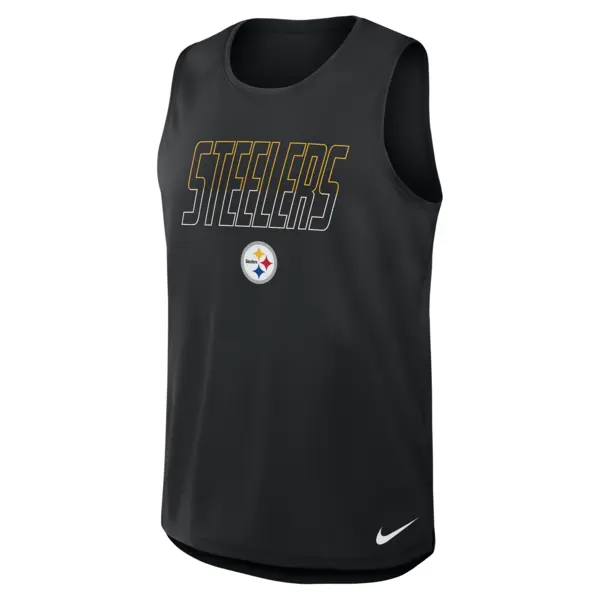 Nike Pittsburgh Steelers Dri-fit Nfl Tank Top - Black