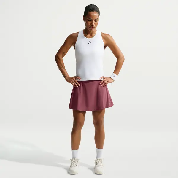 Nike Victory Dri-fit Flouncy Tennis Skirt - Red