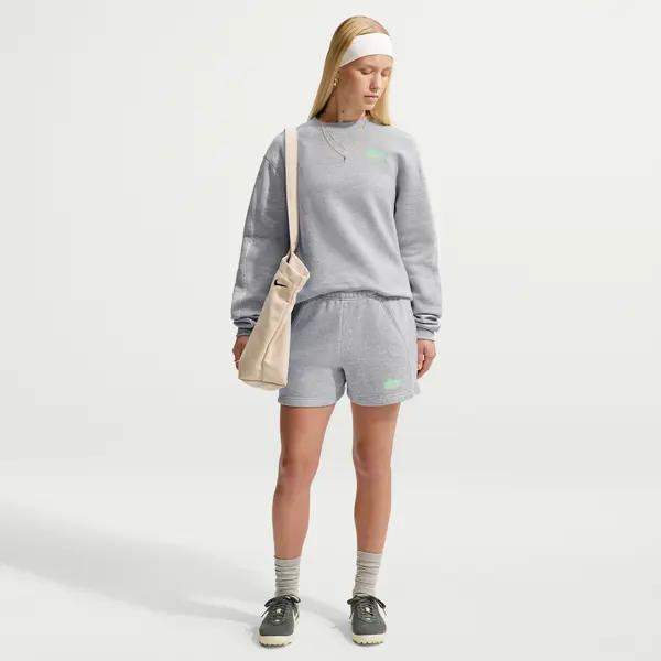 Nike Studio Fleece Weight "graphic Pack" Mid-rise " Athletic Department" Shorts