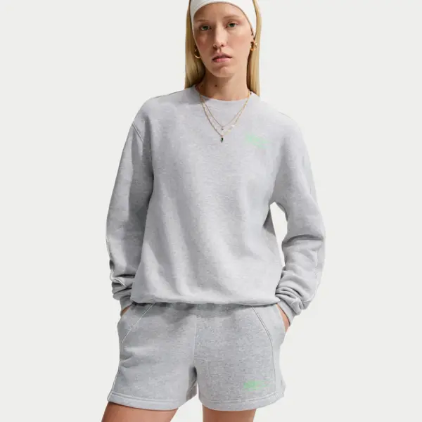 Nike Studio Fleece Weight "graphic Pack" Mid-rise " Athletic Department" Shorts