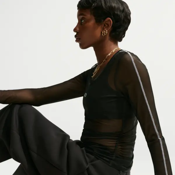 Nike Slim Long-sleeve Sheer Top