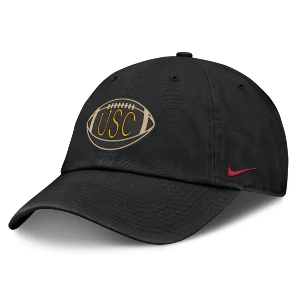 Nike Usc Campus Prep Football Club College Adjustable Hat - Black